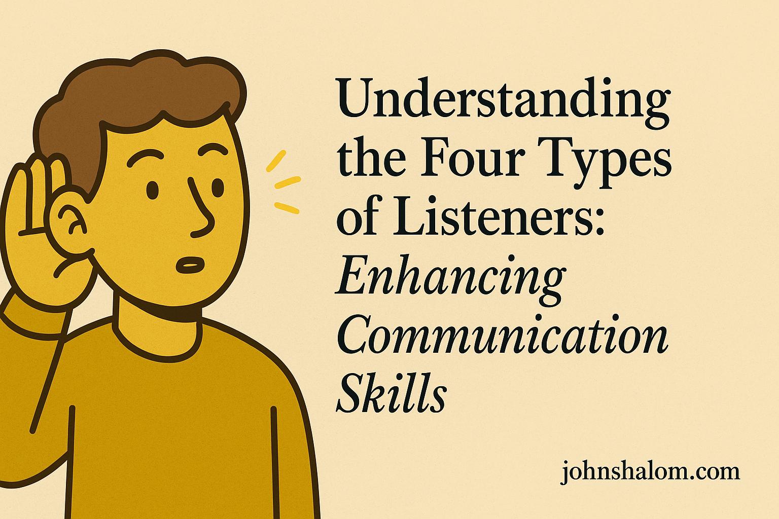 The Four Types of Listeners Explained - John Monyjok Maluth