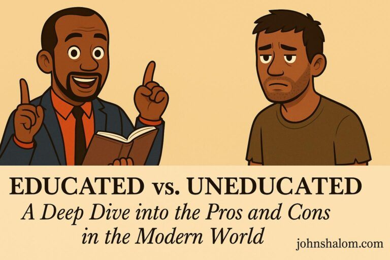 Educated vs Uneducated Explained - John Monyjok Maluth