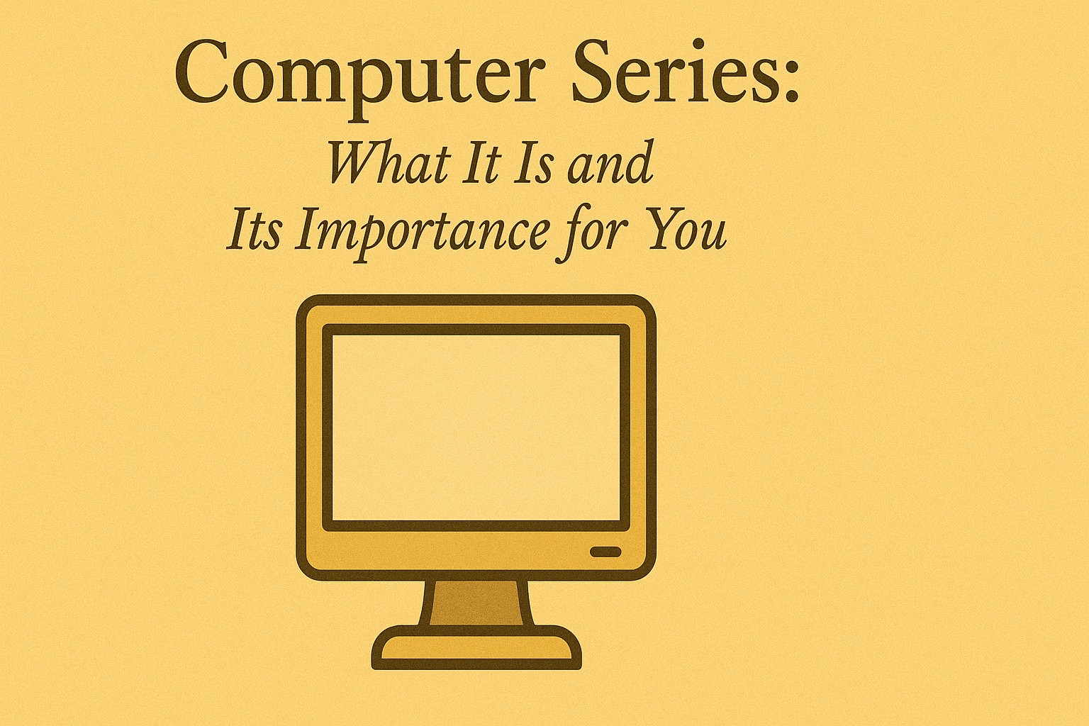Computer Series - John Monyjok Maluth