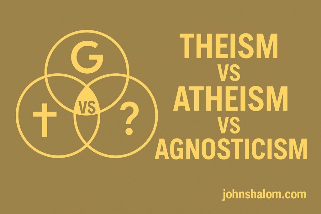 Theism vs Atheism vs Agnosticism Explained - John Monyjok Maluth
